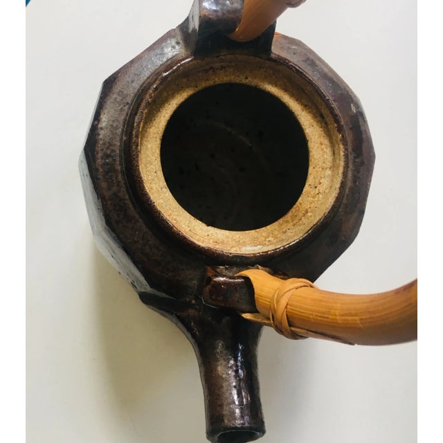 Warren MacKenzie Art Pottery Shino Faceted Tea Pot | Chairish