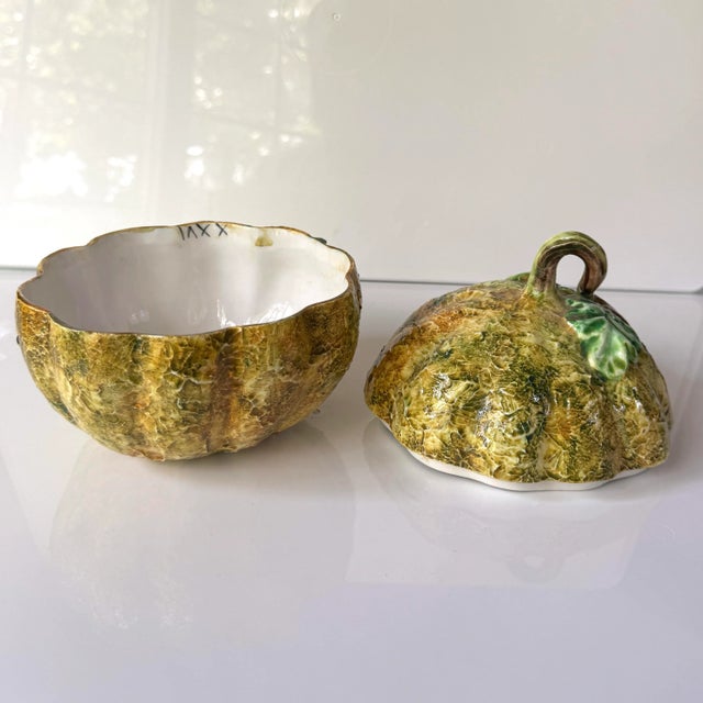 Stunning Italian Meiselman Melon Tureen | Chairish