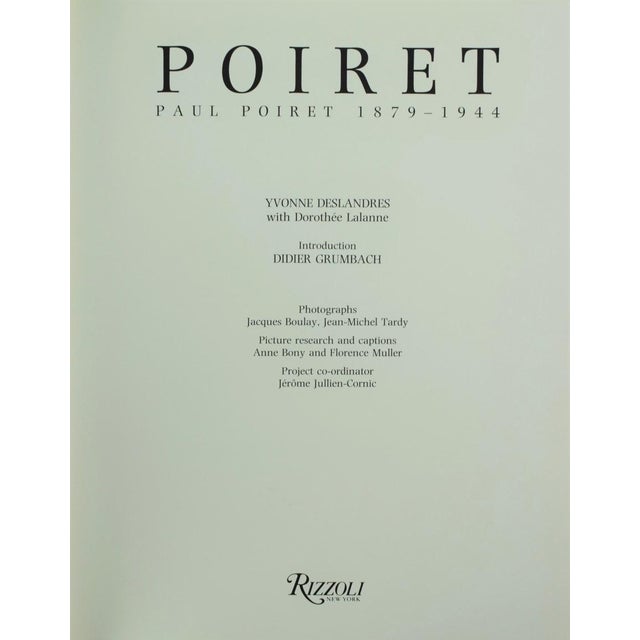 "Poiret: Paul Poiret 1879-1944" 1987 Deslandres, Yvonne | Chairish