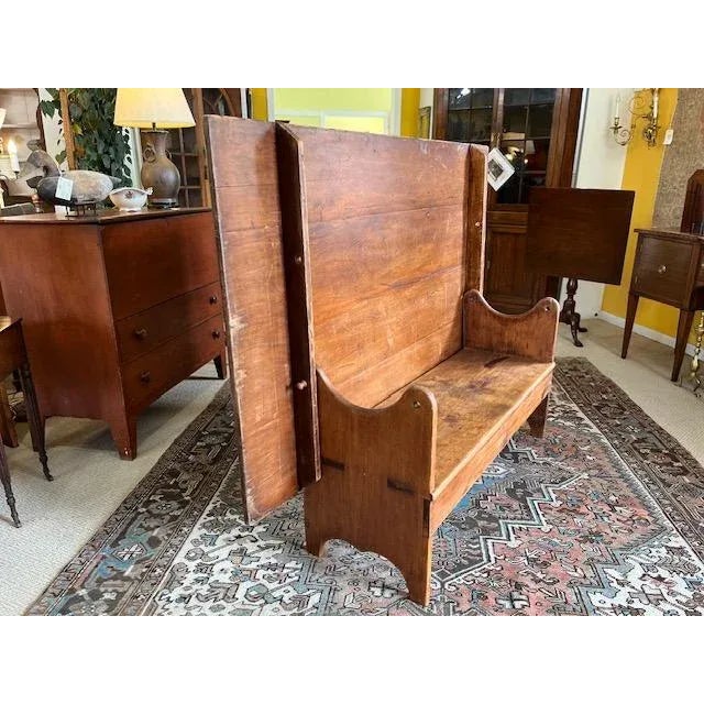 18th C American Pine Hutch Table | Chairish