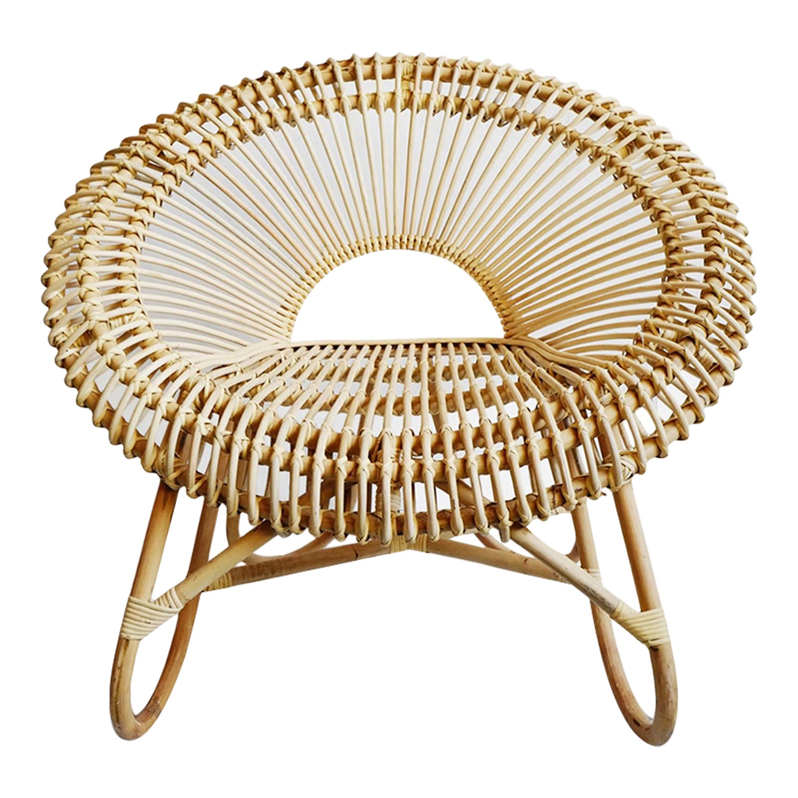 Bamboo Ring Chair | Chairish