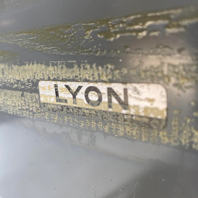 Industrial Steel Work Table Writing Desk by Lyon Metals | Chairish