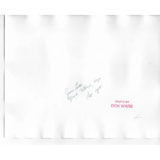 1975 June Lake Grand Tetons National Park Don Ware Photograph | Chairish