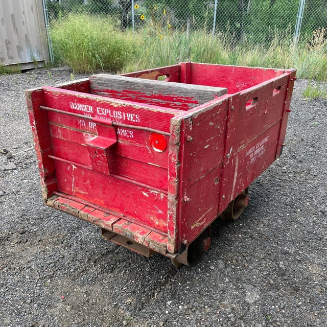 Antique Ore Cart “Dynamite Car” From South Dakota Gold Mine | Chairish