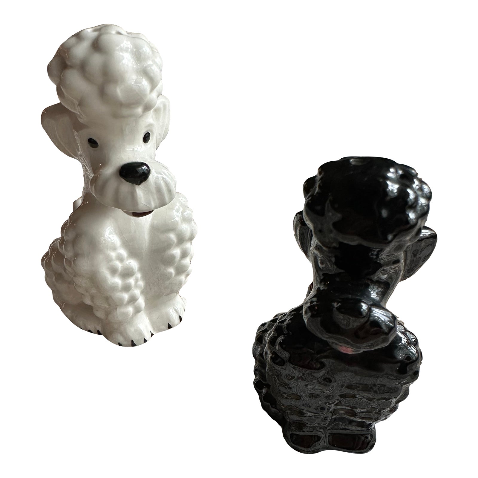 1970s vintage West German Goebel Poodle Salt and Pepper Shakers- a Pair ...