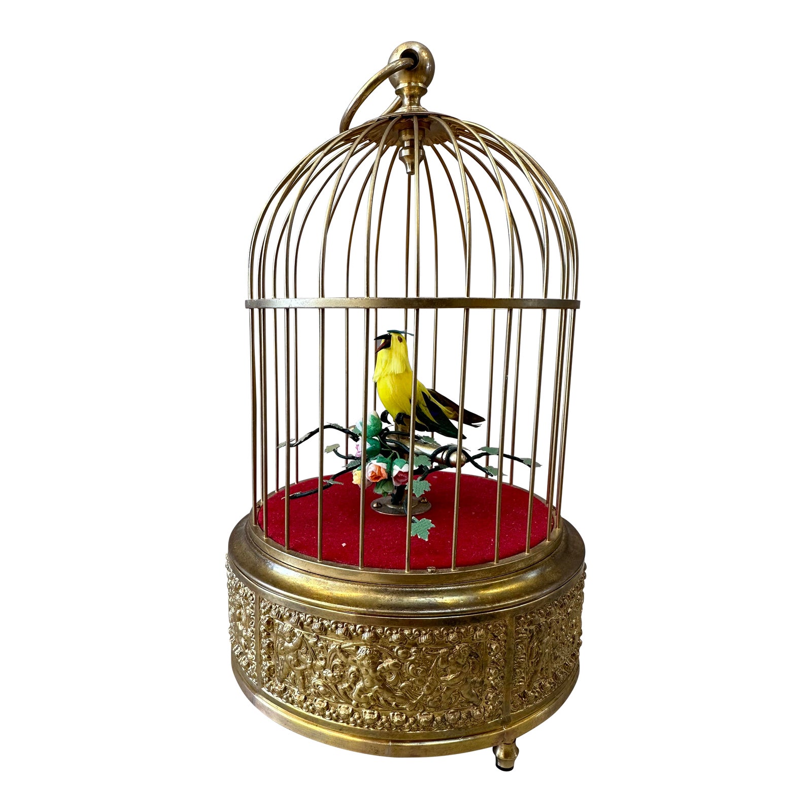 Early 20th Century Musical Bird Automaton. | Chairish