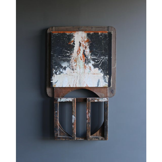 Andy Wing Untitled Mixed-Media Painting, 1965 | Chairish