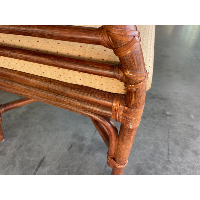 1990s Shelby Williams Target Back Rattan Dining Chairs, Set of Four ...