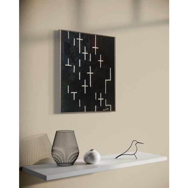 Abstract Contrast Art | Chairish