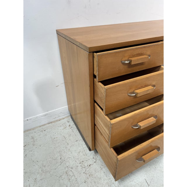 20th Century Desk in Maple Wood Veneer | Chairish