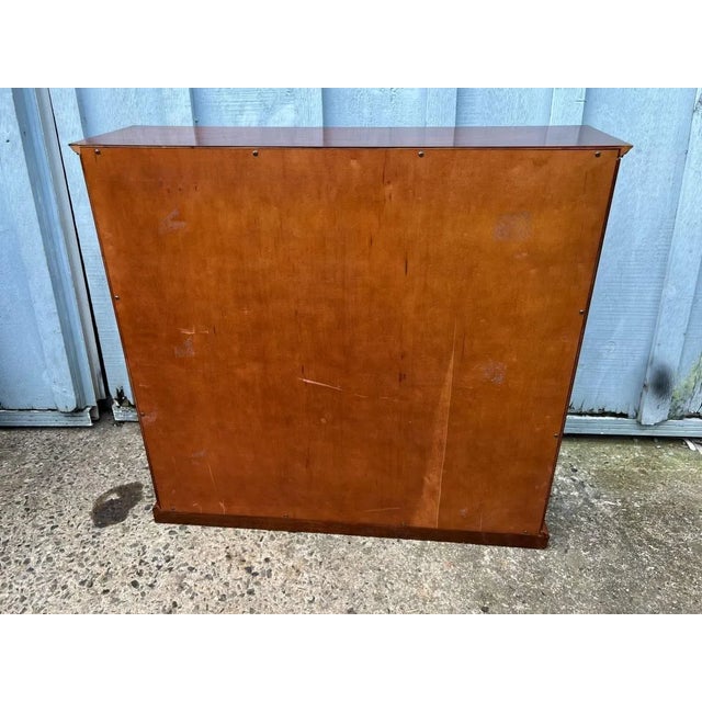 Mid 20th Century Pair Vintage Cherry Shoe Racks | Chairish