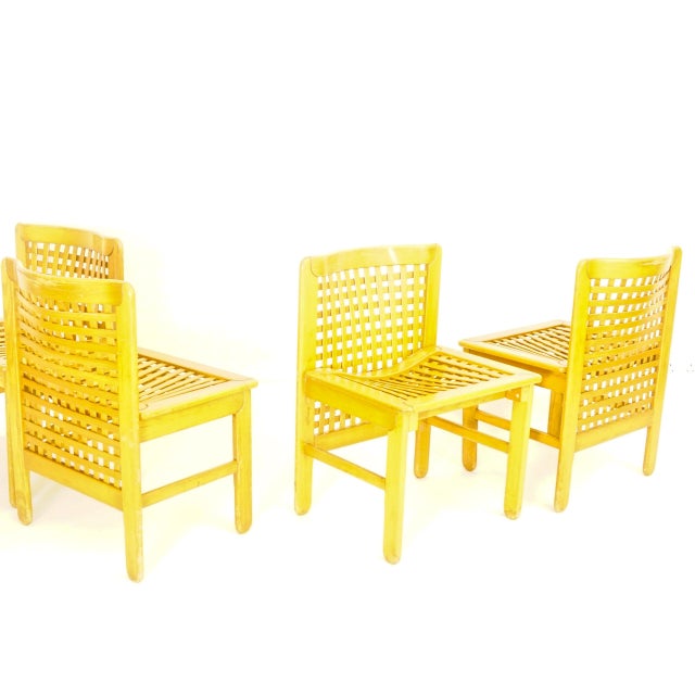 Transenna Chairs by Titina Ammannati and Giampiero Vitelli, 1970, Set ...