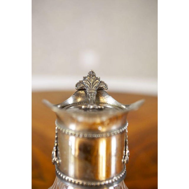 English Pitcher With Silver-Plated Handle From the Turn of the 19th and ...