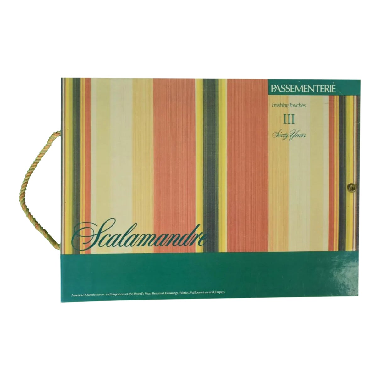 1990s Vintage Scalamandre Passementerie Tassel Swatch Book | Chairish