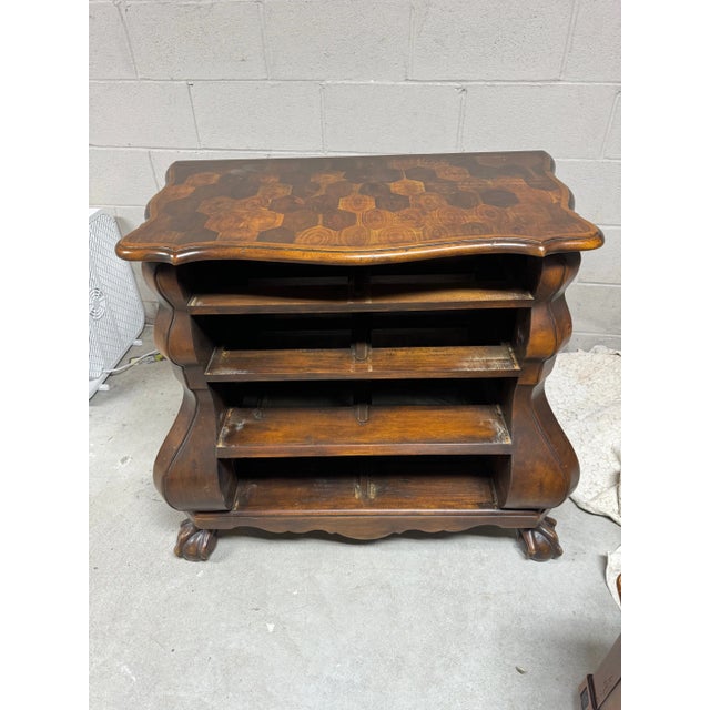 Walnut Dutch Side Table With Four Drawers by Lillian August | Chairish