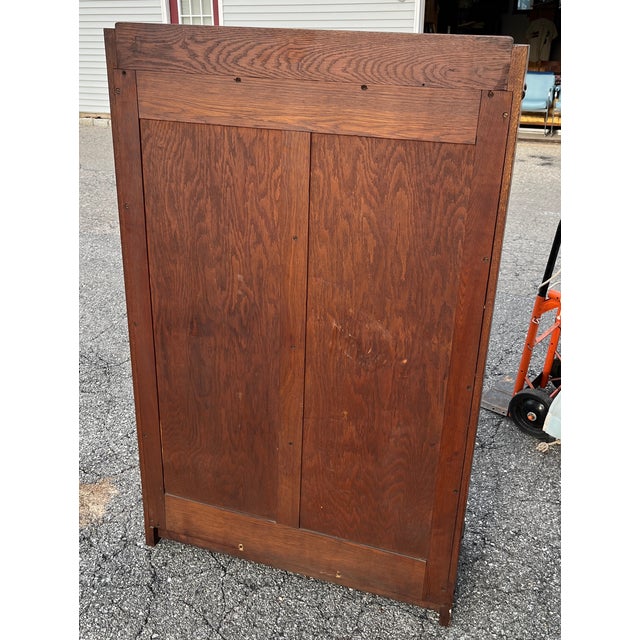 Early 19th Century Gustav Stickley Model 715 Single Door Oak Bookcase ...