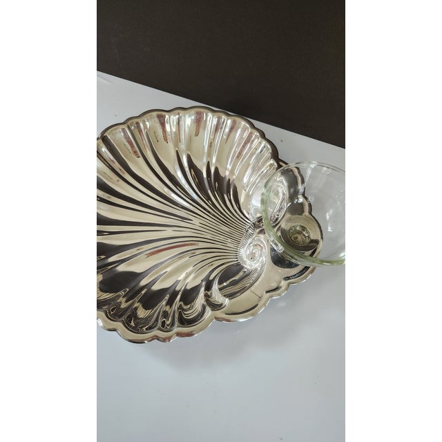 Mid 20th Century Mid-Century Modern Eton Silver-Plated Shell Shrimp ...