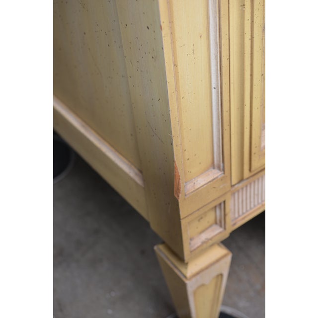 1950s Attributed to Basic Witz Yellow French Provincial Long Low 6 ...