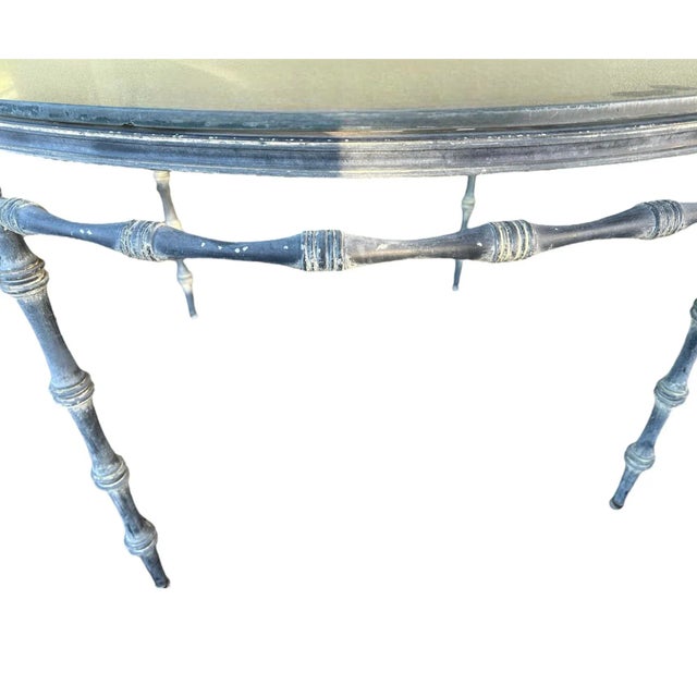 Vintage Neoclassical Phyllis Morris Faux Bamboo Patio Set, Dining Table ...