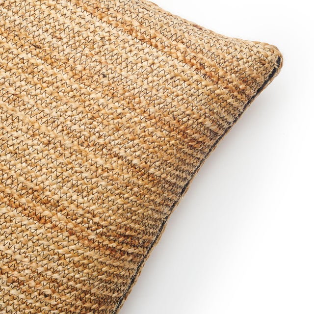 Tossa Jute Hand Braided Pillow | Chairish