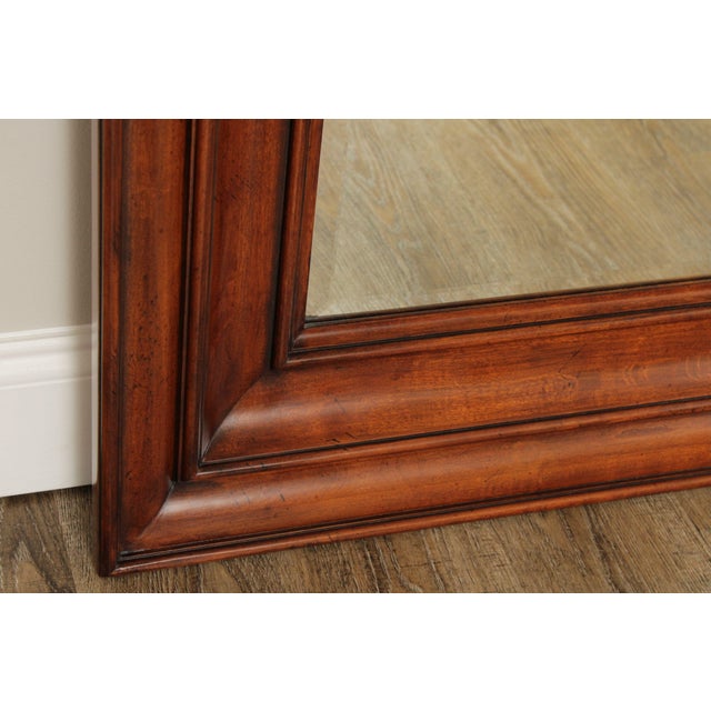 Early 21st Century Traditional Carved Cherry Ogee Frame Wall Mirror ...