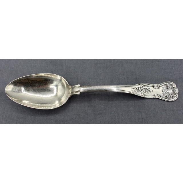 1860 Set of Four "Kings" Pattern Silver Spoons | Chairish