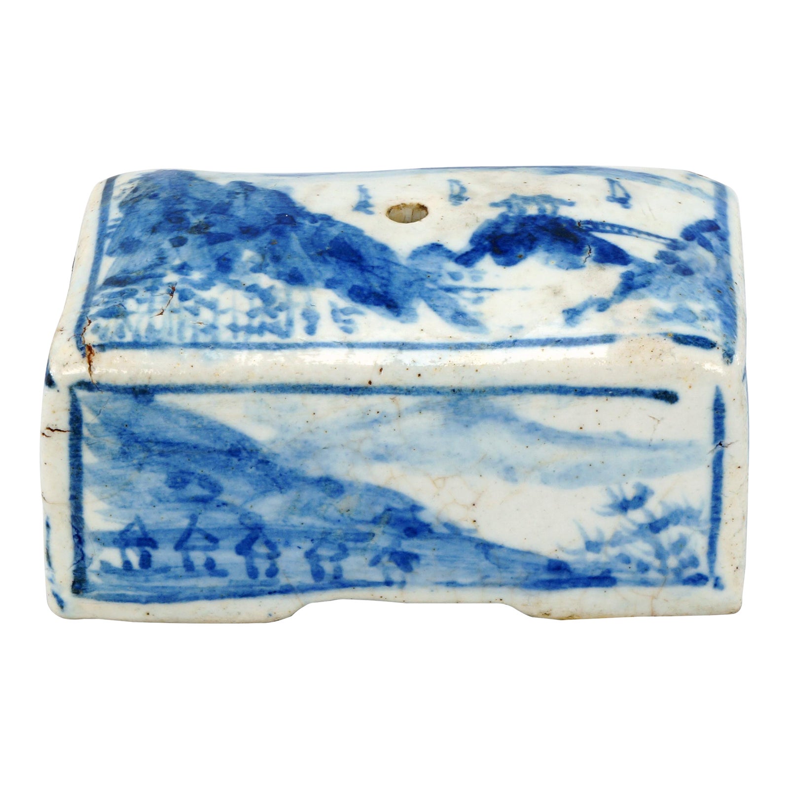 Antique Korean Water Dropper Blue and White Porcelain Joseon Dynasty ...