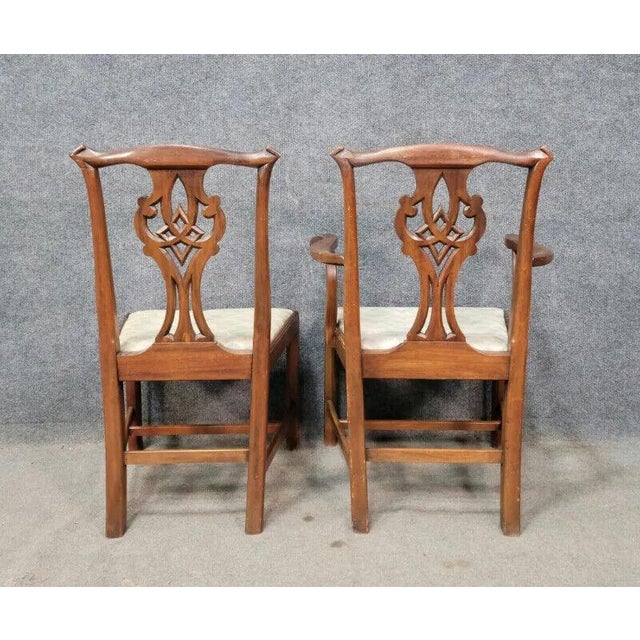 Henkel Harris Mahogany Dining Room Chairs Model 101 - Set of 6 | Chairish