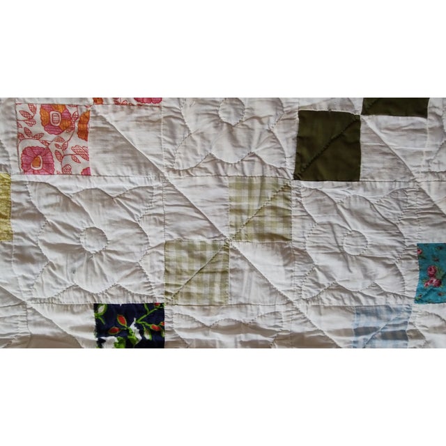 Vintage Hand-Stitched Quilt | Chairish