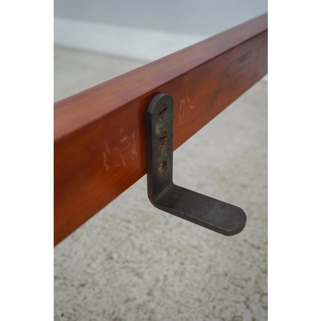 Nathan Margolis Bench Made Cherry Full Size Poster Bed | Chairish