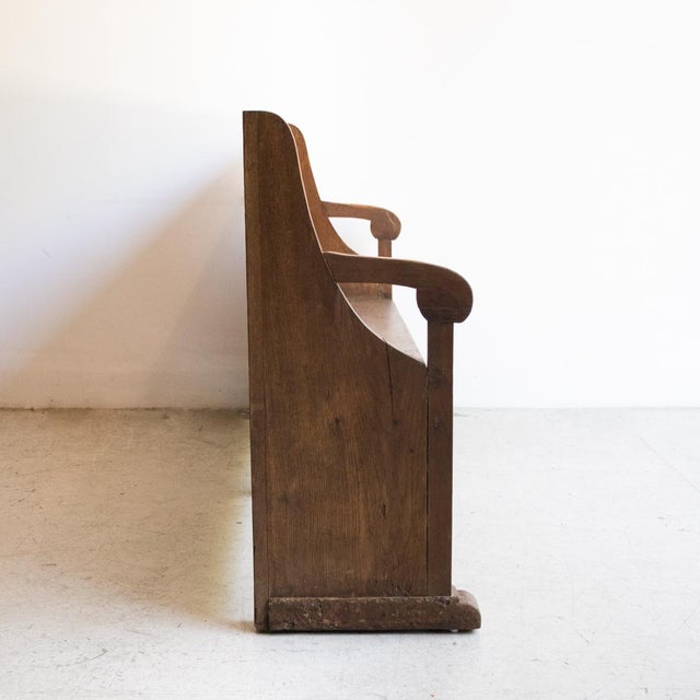 Early 19th Century Antique Church Pew | Chairish