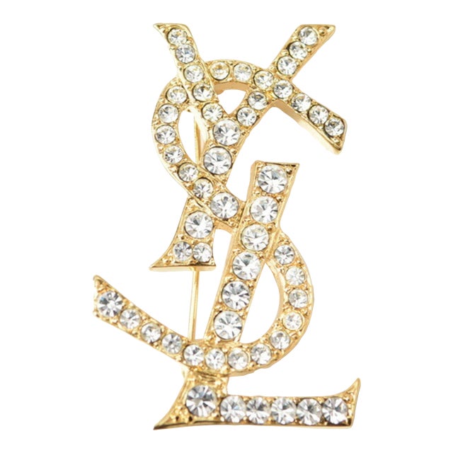 Yves Saint Laurent Saint Laurent Pin Brooch Badge Saint Laurent ...