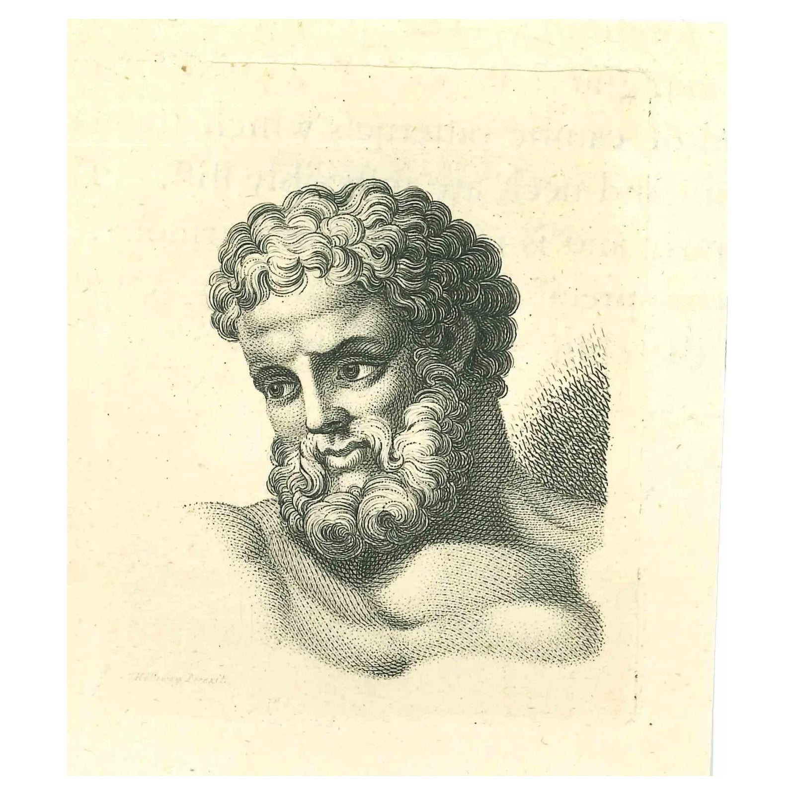 Thomas Holloway, Portrait, Original Etching, 1810 | Chairish