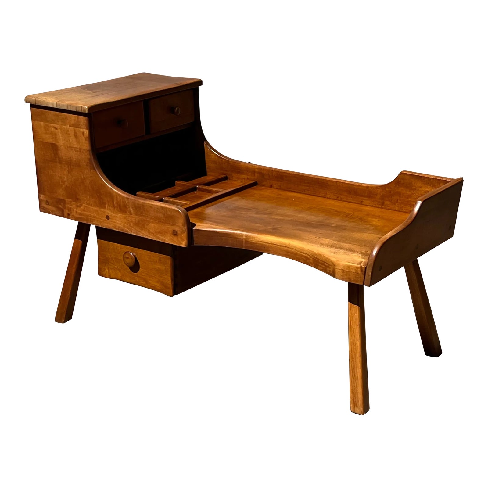 Mid 20th Century Vintage Sprague & Carleton Maple Cobbler’s Bench ...