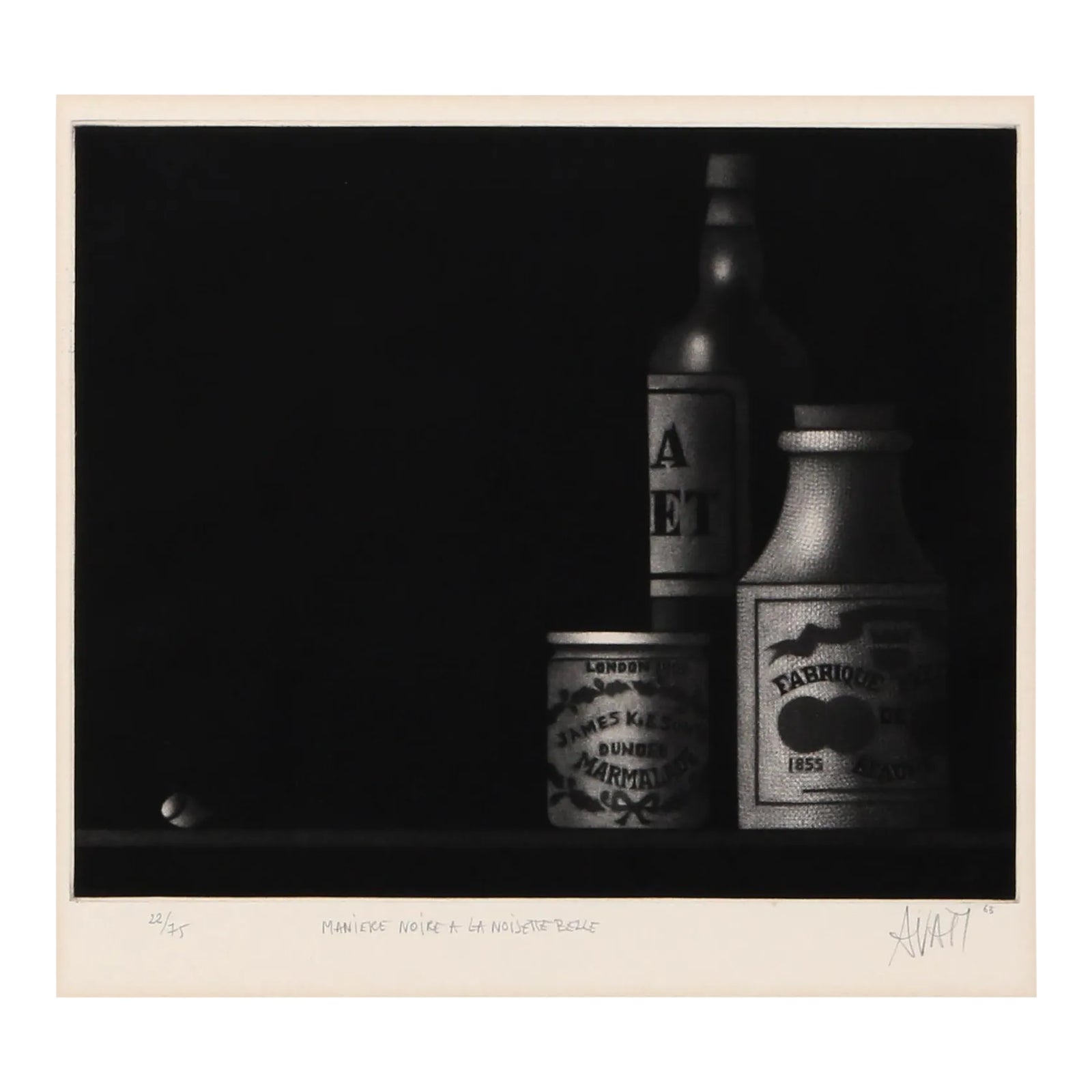 Mario Avati, Maniere Noire a La Noisette Belle, Mezzotint | Chairish
