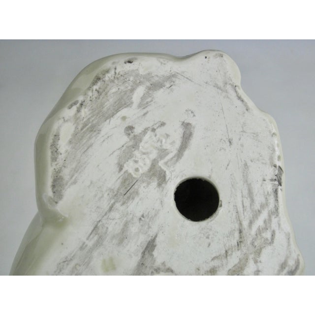 Mid 20th Century Art Deco Porcelain French Bulldog Sculpture | Chairish