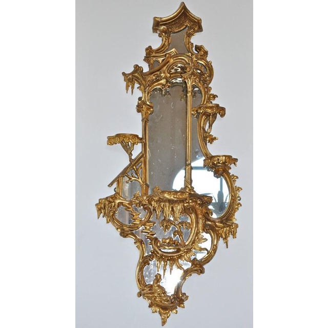 18th Century Girandole Mirrors Attributed to Thomas Johnson - a Pair ...