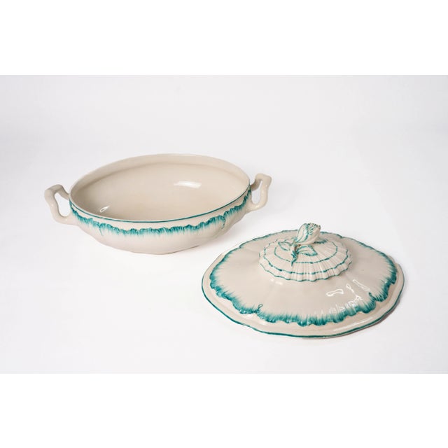 Wedgwood Pearlware Green & White Painted Tureen With Cover, Circa 1780 ...