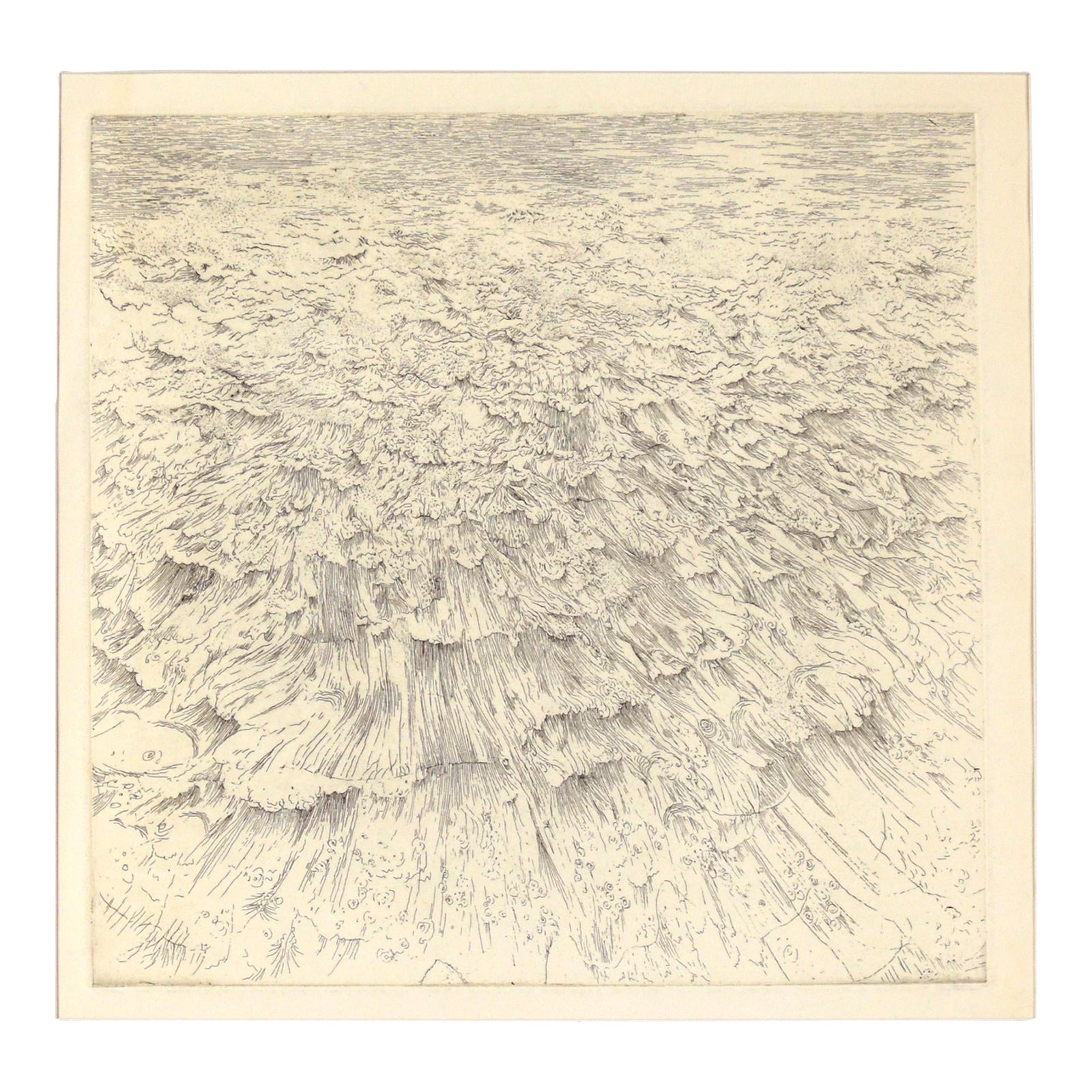 Headland IV - Etching by Gordon Cook | Chairish
