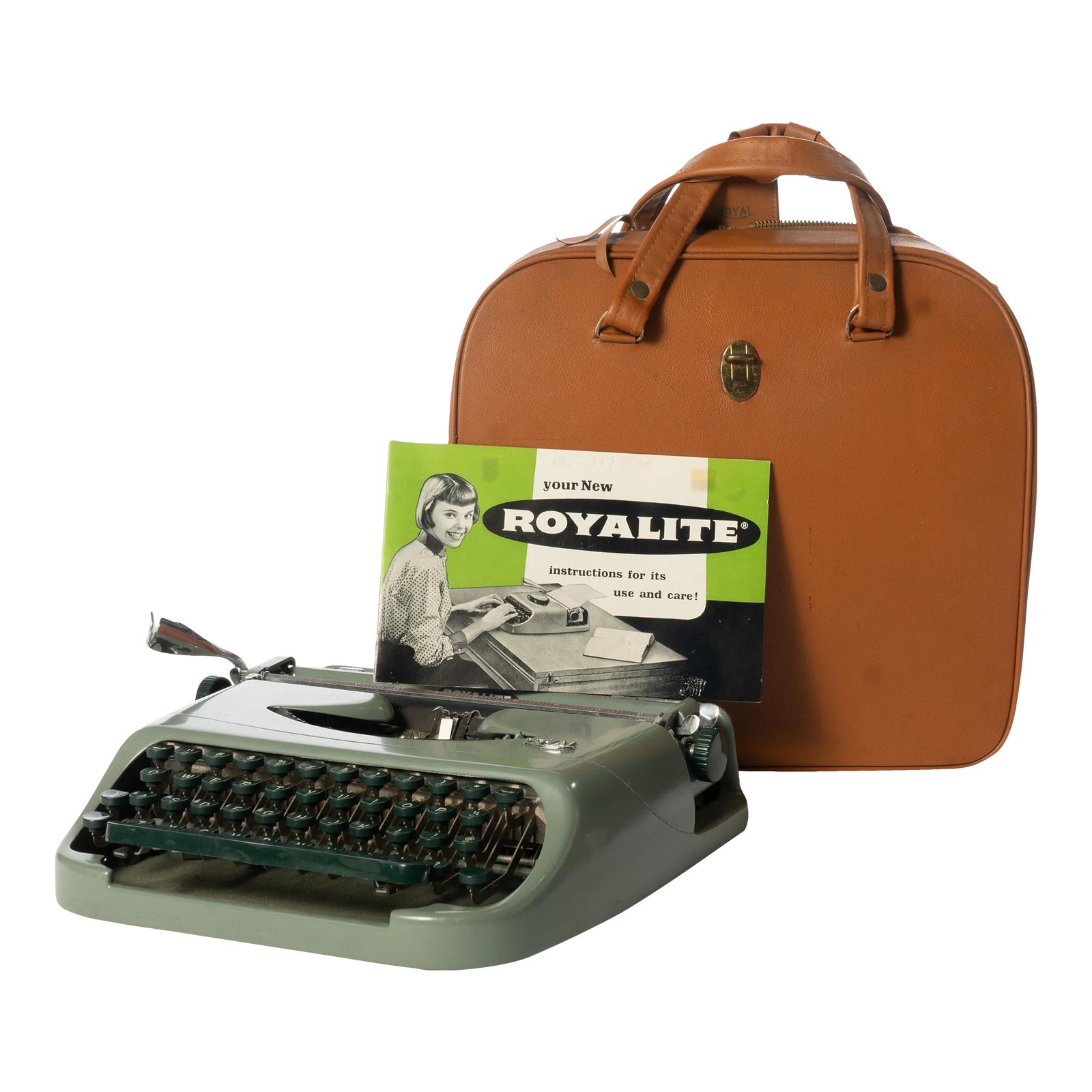Vintage Royalite Typewriter - 1950's | Chairish