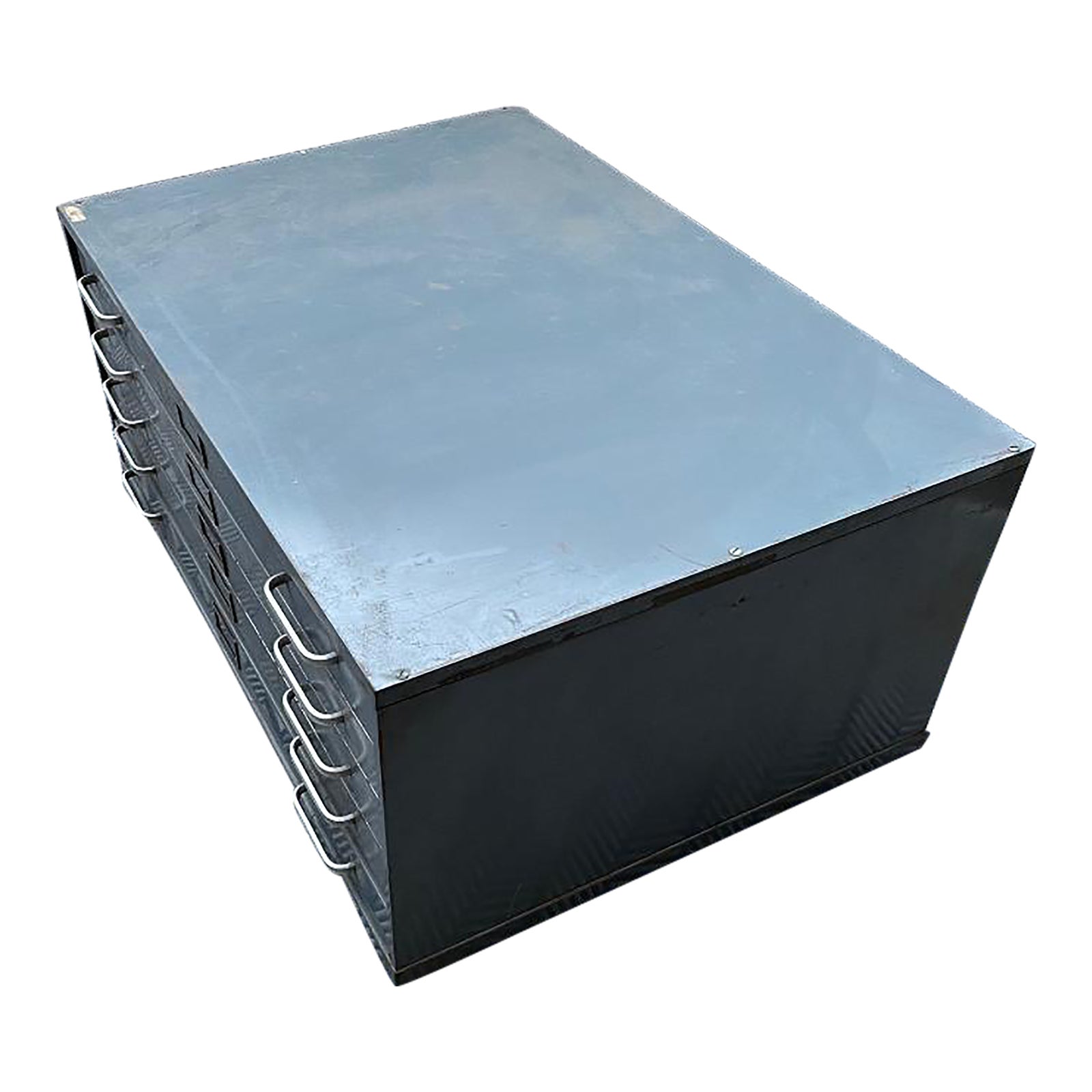 Late 20th Century Lyon Metal Products 5 Drawer Steel Metal Industrial ...