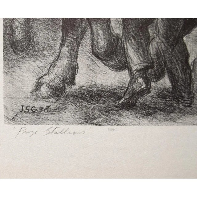 1939 After John S. Curry "Prize Stallion", First Edition Lithograph ...