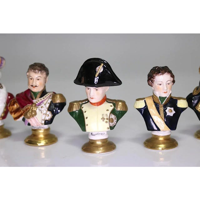 Porcelain Busts of Napoleon & His Generals by Rudolph Kammer, Germany ...