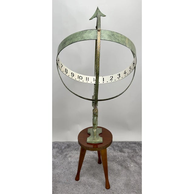 Vintage Swedish Sun Clock or Armillary Sun Dial Attributed to Sune ...