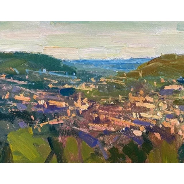 2023 Valerie Pirlot Original Oil Painting in Gold Plein Air | Chairish