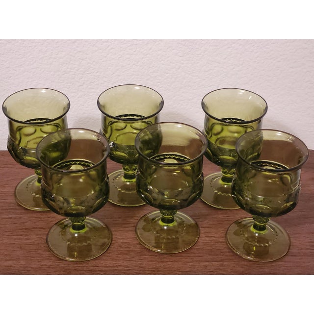 Vintage Color Crown in Green by Colony/Indiana Glass Company- 21 Pieces ...