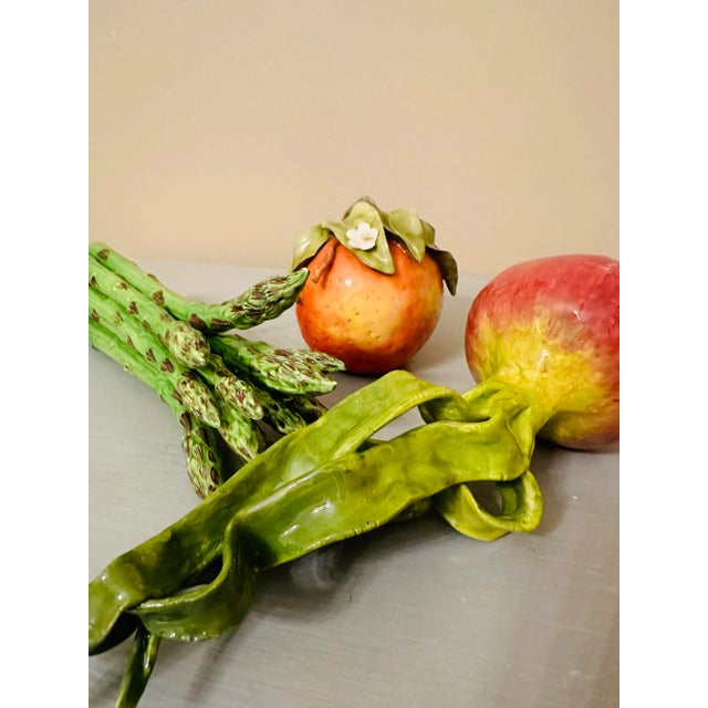 Set of Three Ceramic Vegetables | Chairish