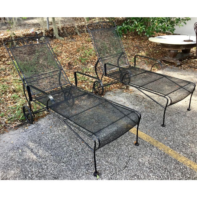 Vintage Wire Mesh Lounge Chairs | Chairish
