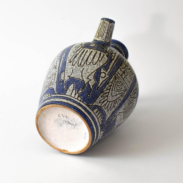 Vintage Italian Sgraffito Jug from Fratelli Fanciullacci, 1960s | Chairish