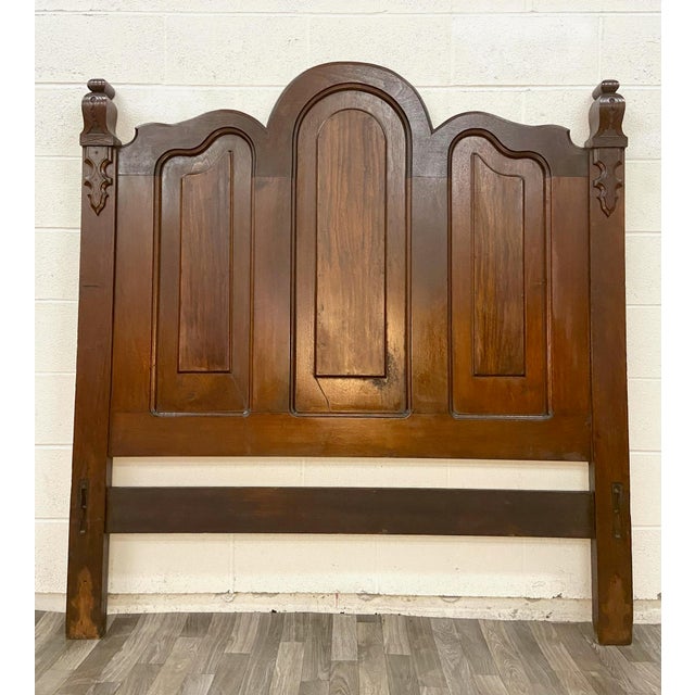Vintage Victorian Style Full Size Headboard | Chairish